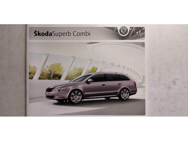 Prospekt  Skoda Superb Combi, 36 str. A4 format, eng.