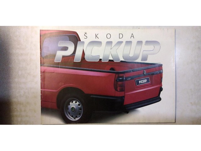 Prospekt Skoda Pick-up II, 16 str. A4 format, srp.