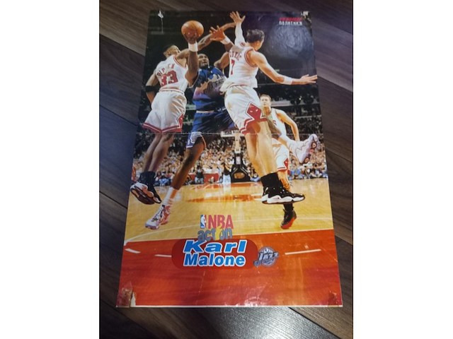 Poster Karl Malone (Utah Jazz) Toni Kukoc,Scottie Pipen