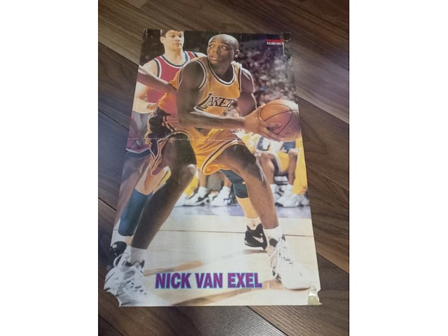 Poster Nick Van Exel (L.A. Lakers)