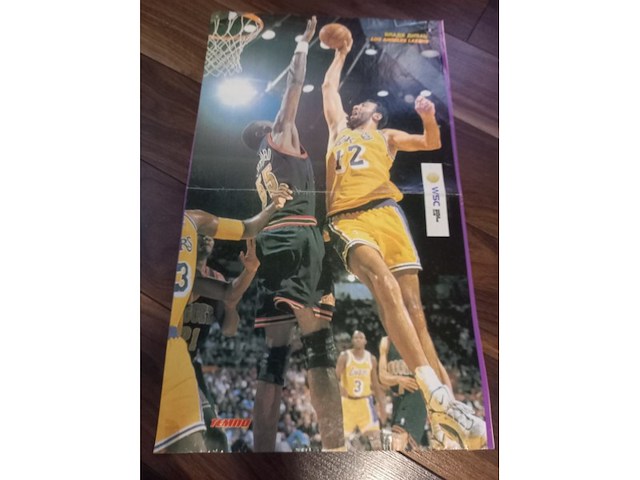 Poster Vlade Divac (L.A. Lakers)