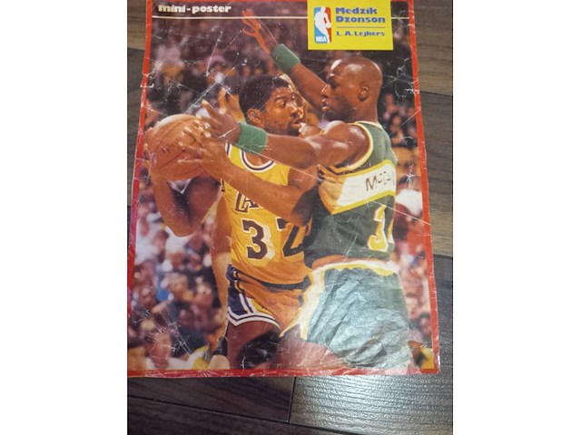 Poster Magic Johnson (L.A. Lakers) Medzik DZonson