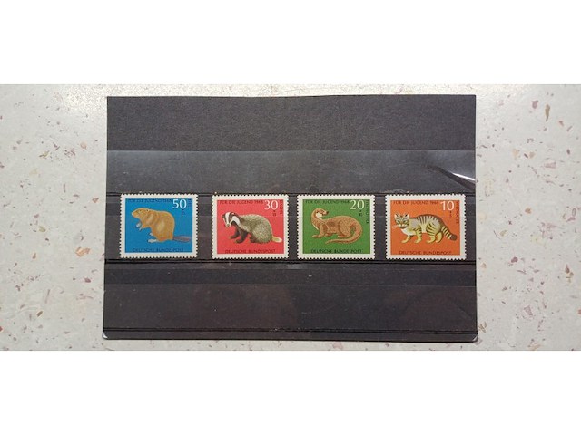 1968 Bundes fauna serija cisto ** (7626)