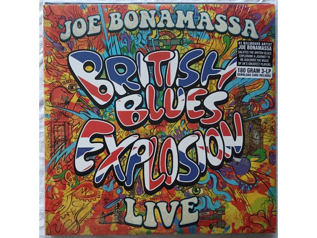 Joe Bonamassa - 3LP British blues explosion Live (Novo