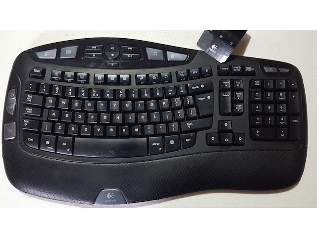 Logitech Wave Bežična US Tastatura sa Risiverom