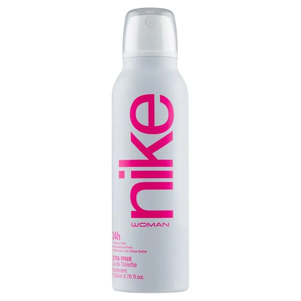 NIKE PERFUMES Ženski dezodorans u spreju bez aluminijumovih soli Ultra Pink, 200 ml