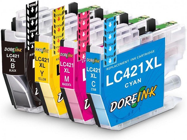 LC421XL ink cartridges toneri u boji za Brother stampac