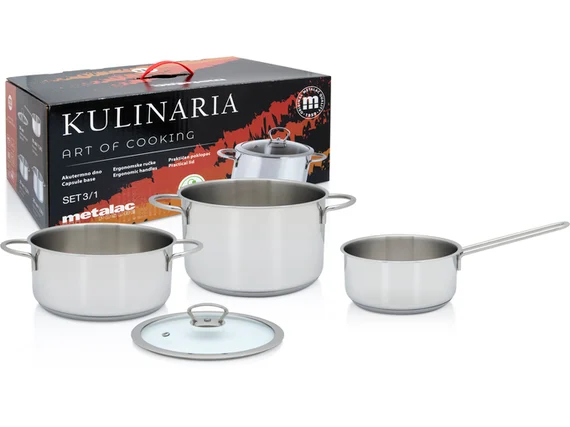 Metalac inox set Kulinaria 3/1