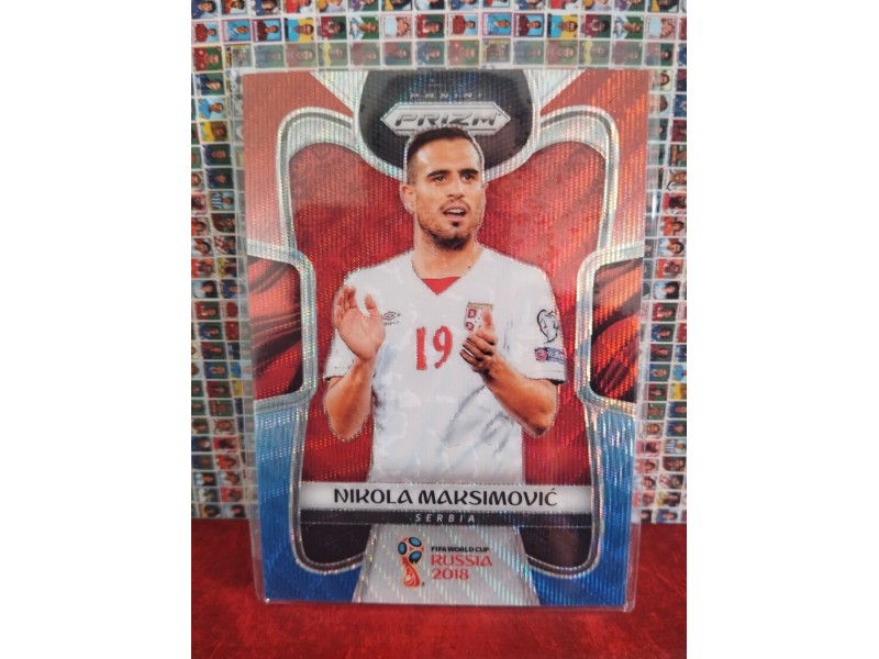 Panini Prizm Russia 2018 RED BLUE WHITE - Maksimovic
