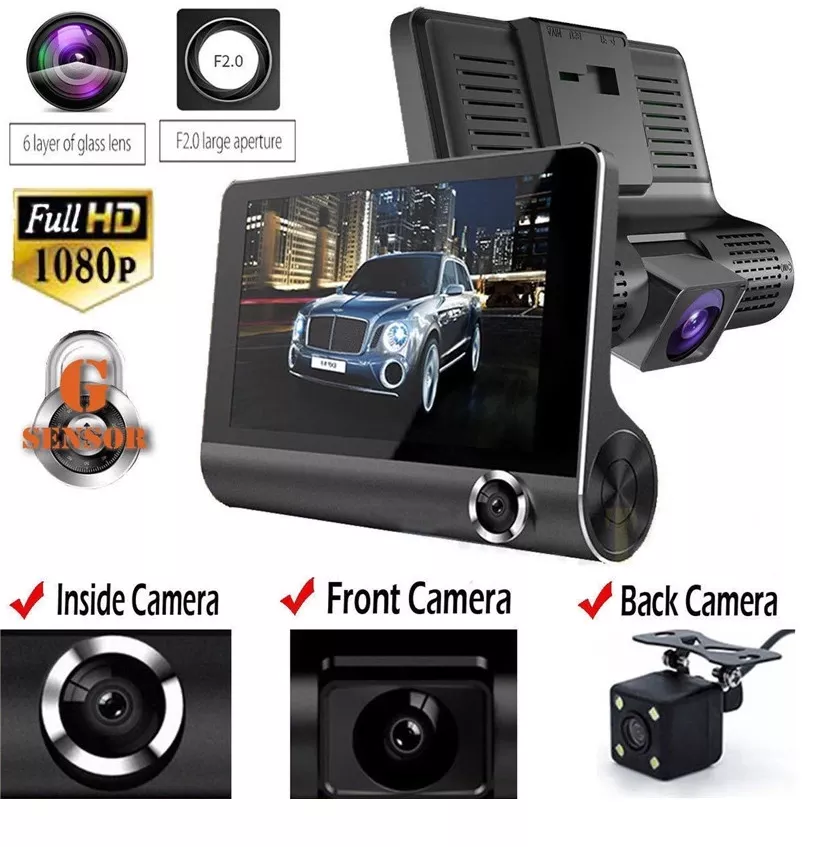 Auto HD kamera 3u1