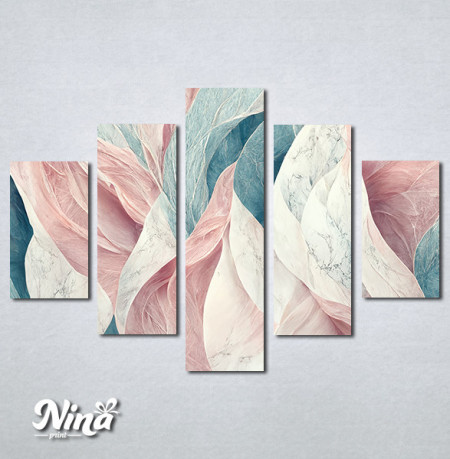 Slike na platnu Apstrakcija u pastelnoj boji Nina453_5