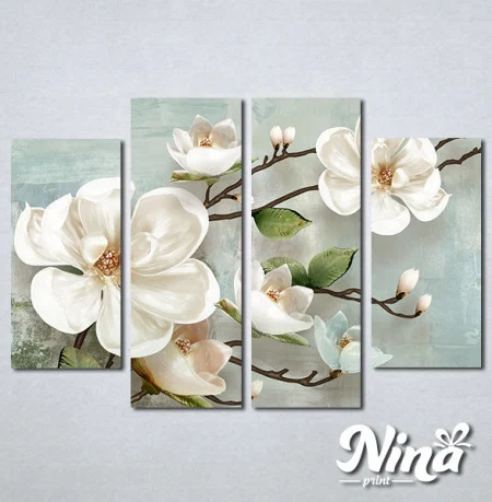 Slike na platnu Carobni beli cvet Nina378_4
