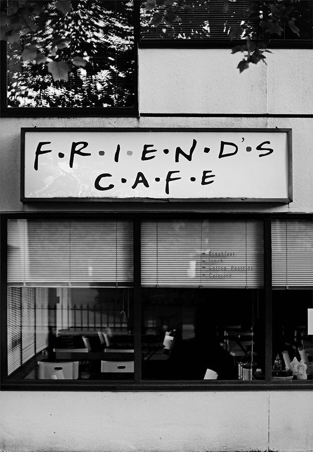B&W Friends Cafe