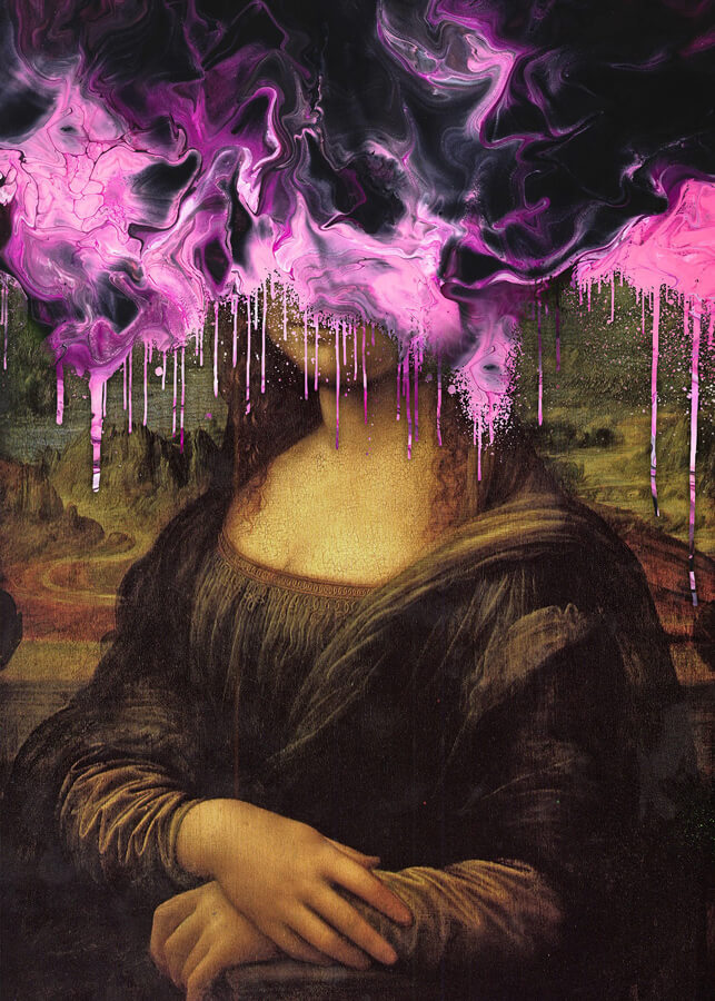 Drippy Mona Lisa