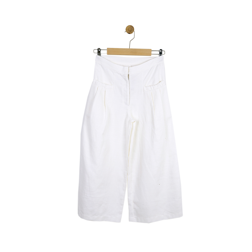 Nk kids pantalone za devojčice krem L2456332