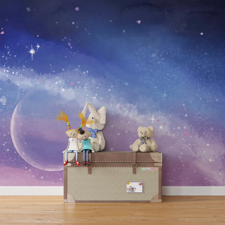 0134 TAPETA MESEC I ZVEZDE