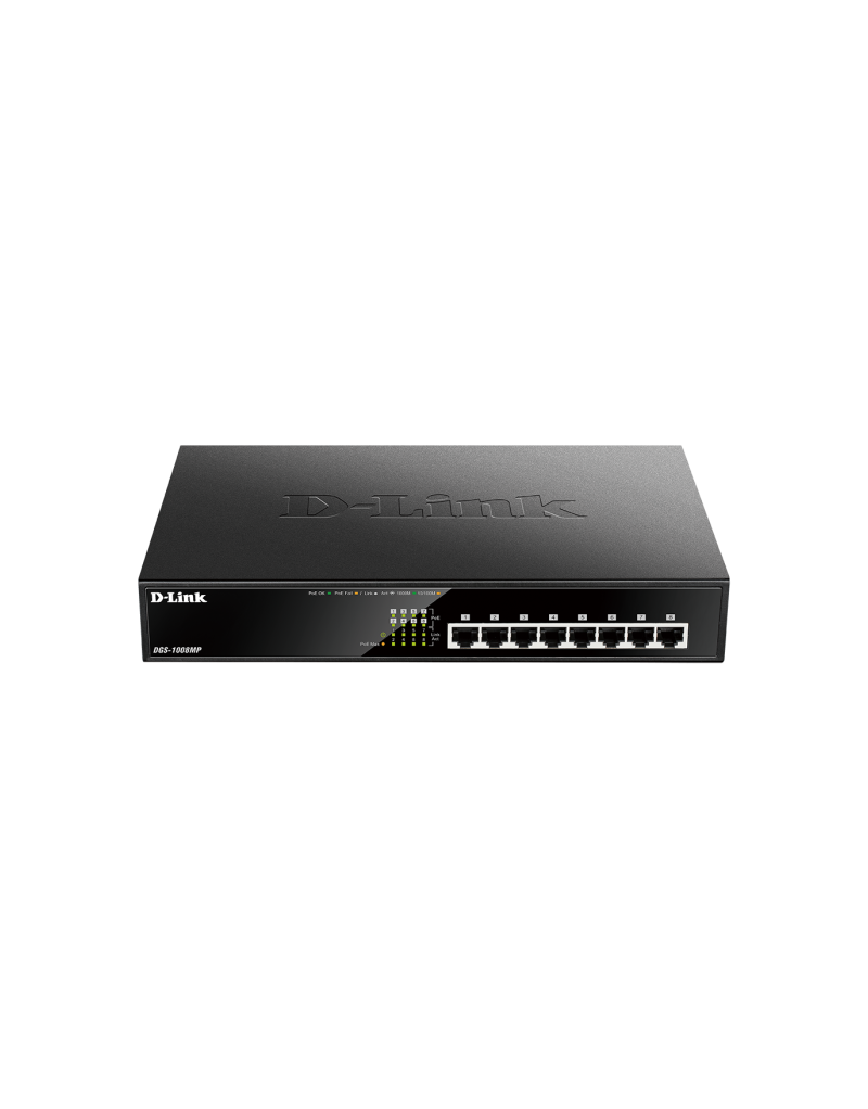 LAN Switch D-Link DGS-1008MP 10/100/1000 8port Poe