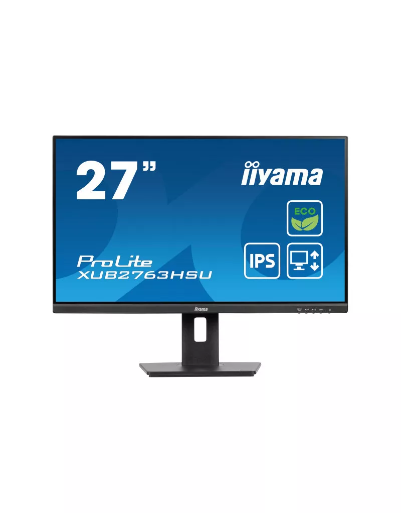 Monitor 27" Iiyama XUB2763HSU-B1 IPS 1920x1080/100Hz/3ms/HDMI/DP/USB/zvučnici