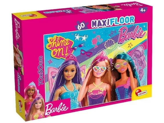 Barbie Slagalica Lisciani 60pcs Maxi 2u1 složi i oboji 99450