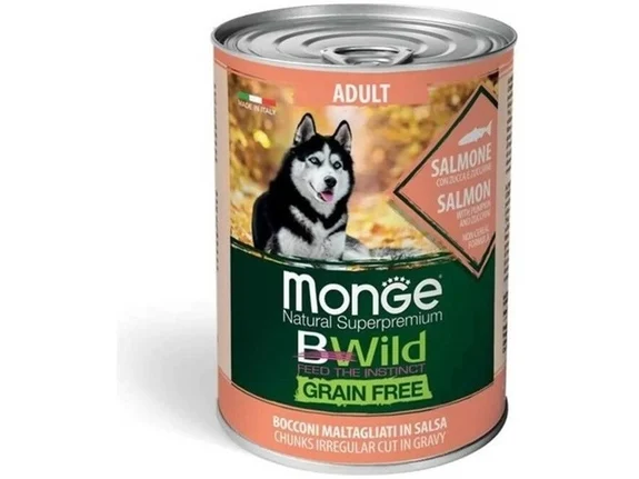 Monge BWild konzerva za pse Losos 400g