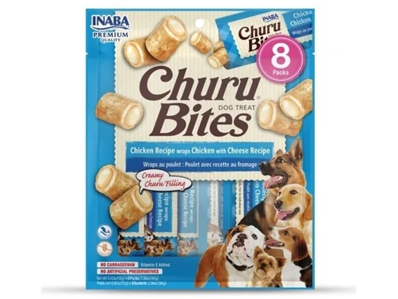 Inaba Churu Dog Bites Piletina i Sir 12g