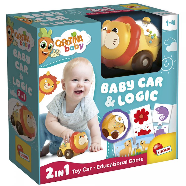 CAROTINA BABY 2U1 AUTO LAV I IGRA LOGIC LISCIANI