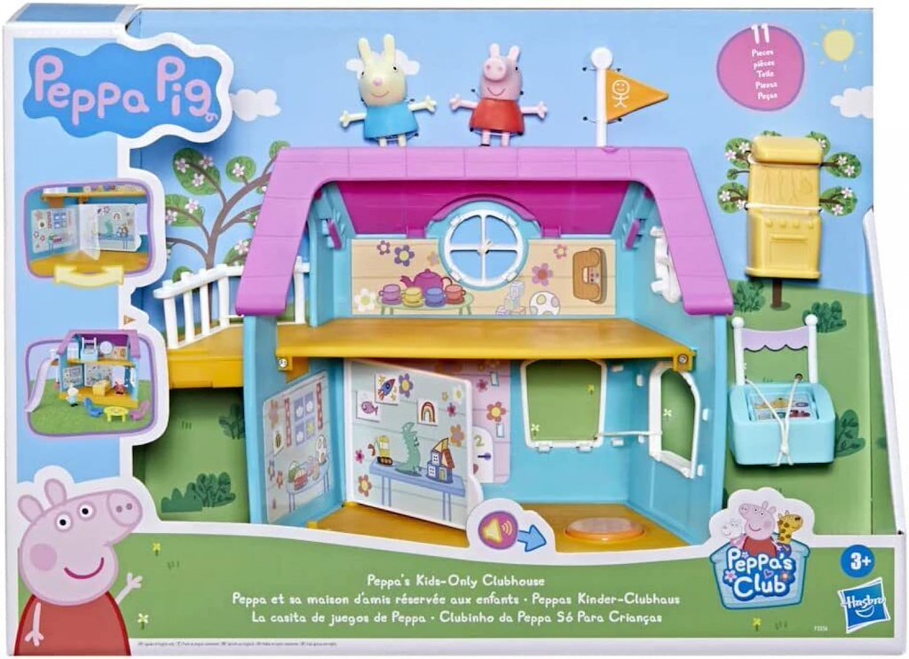 PEPPA PRASE SET FRIENDS CLUBHOUSE