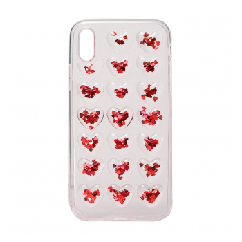 Maska Happy Hearts za iPhone X Tip5
