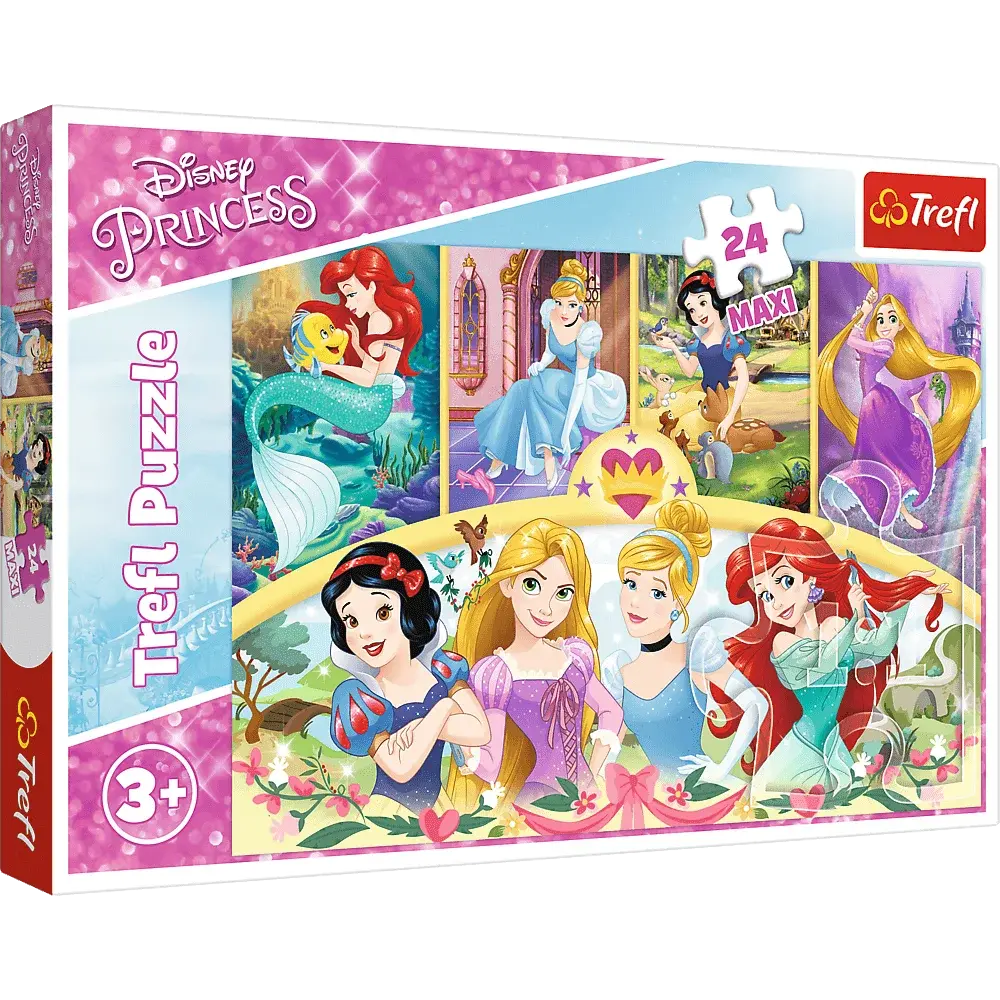 TREF LINE Puzzle 24 dela Maxi Disney Princess