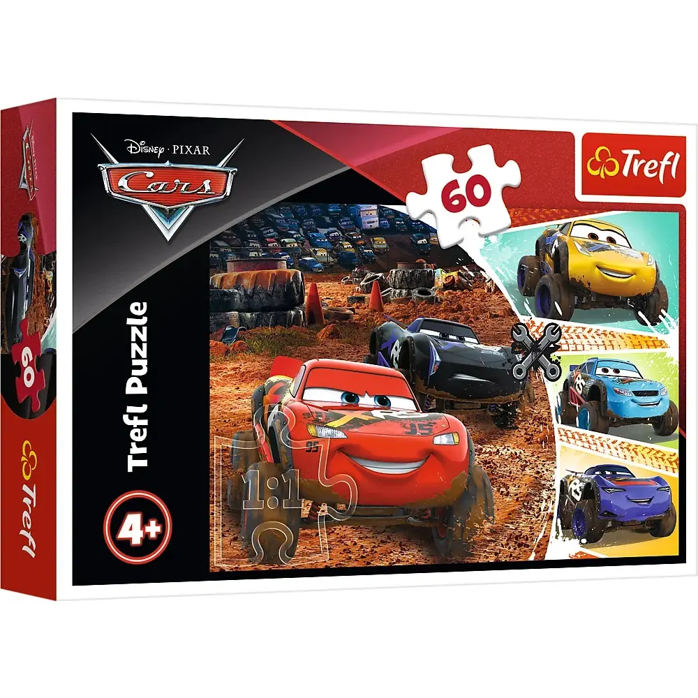 TREF LINE Puzzle 60 delova Cars Trefl