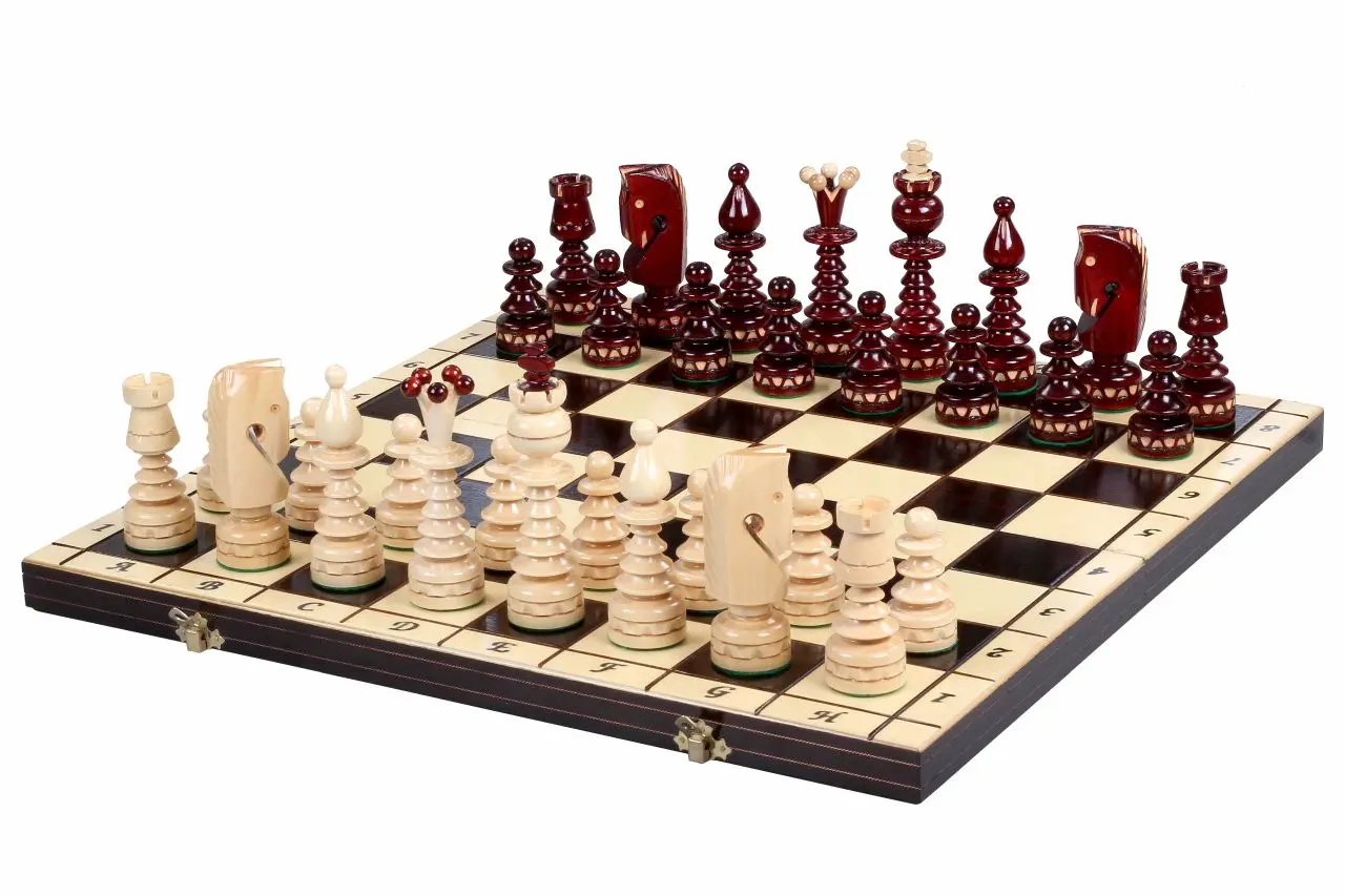 Madon PL114 Preklopivi drveni šah, 500x500