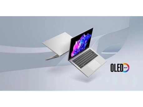 ACER Swift Go 14 SFG14-72-71WG (Silver) 2.8K OLED, Ultra7 155H, 32GB, 1TB SSD, Win 11 Home (NX.KP0EX.009)