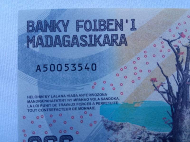 Madagaskar 200 ariary,2017 god.UNC,A