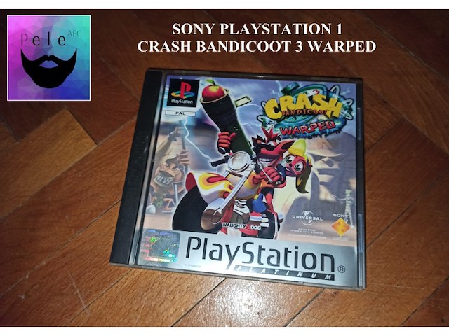 PS1 Crash Bandicoot 3 Warped - TOP PONUDA