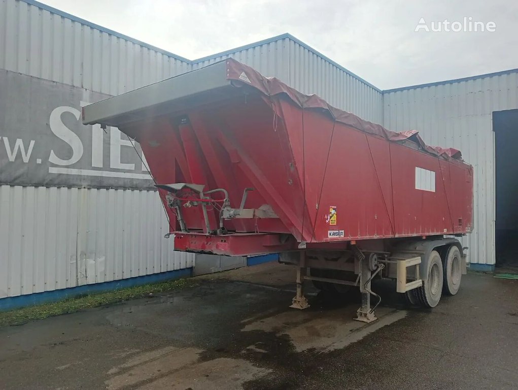 Kaiser 2 Axle Alu Tipper , 8 Tyres , Spring Suspension , Drum Brakes poluprikolica kipera