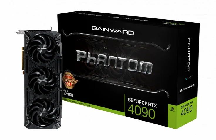 GAINWARD GeForce RTX 4090 Phantom GS 24GB GDDR6X 384bit, 2610MHz / 21Gbps, 3x DP 1.4a, 1x HDMI 2.1a, 3-slot, 3 fan, 1x 16-pin power connector, 1200W , 4710562243413