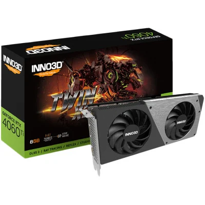 INNO3D NVIDIA GEFORCE RTX 4070 TWIN X2 12GB GDDR6X 192bit, 2475 MHz / 21Gbps, 3x DP, 1x HDMI, 2x Fan, 2 slot N40702-126X-185252N