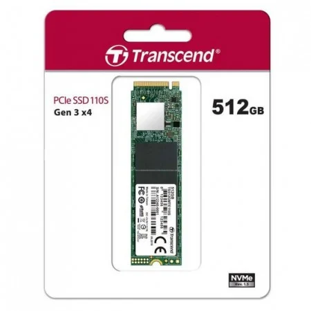 SSD 512GB Transcend 110S, TS512GMTE110S, PCIe Gen3 x4, NVMe, M.2 2280, 1800/1500 MB/s