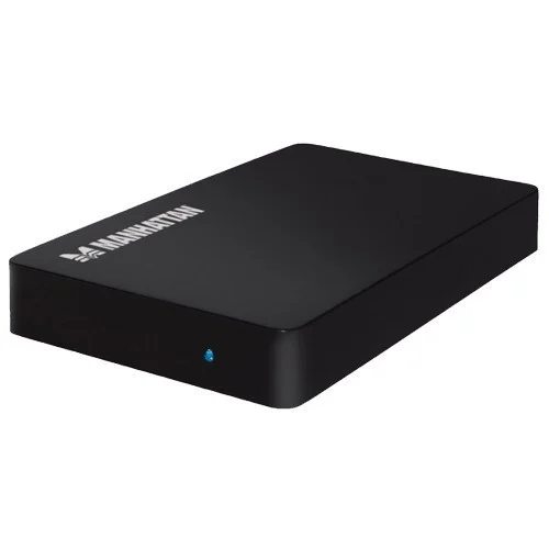 MANHATTAN SATA HDD Enclosure - 0538165 2.5", SATA I / II / III, USB 3.0, Metal, plastika