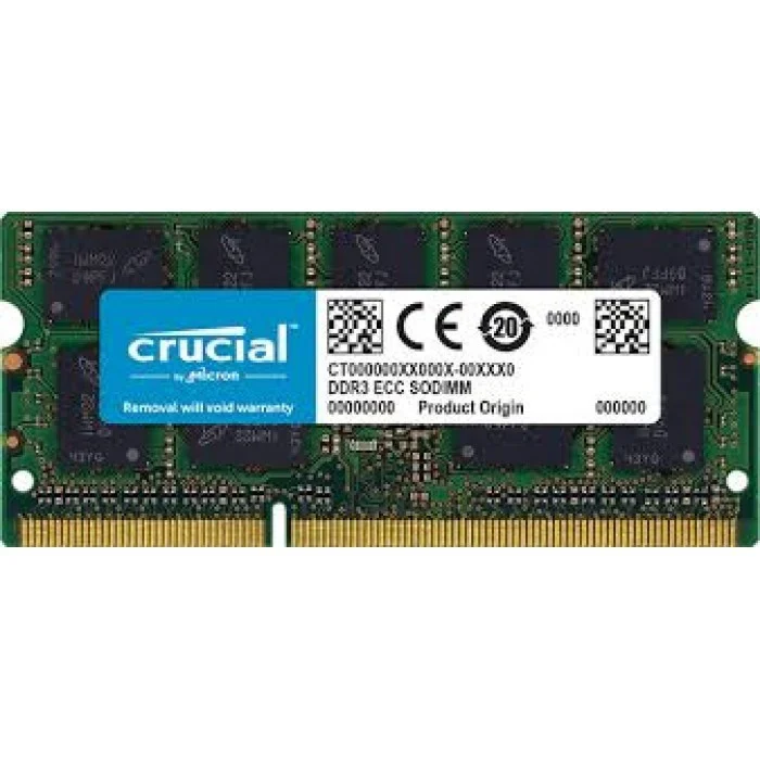 8 GB DDR3/1600 SO-DIMM, CRUCIAL CT102464BF160B, 1.35V, CL11