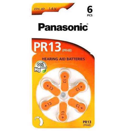 Baterija za slusni aparat Zinc Air dugmasta 1.4V PR13 6/1 blister PANASONIC