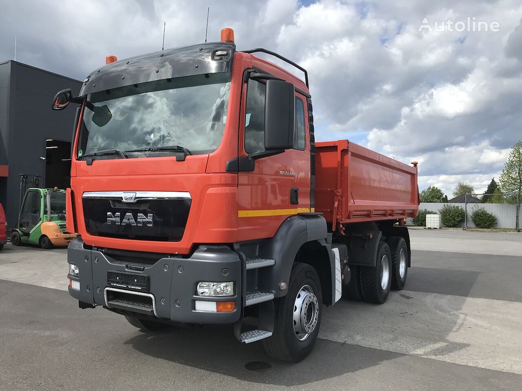 MAN TGS 26.440 EU5/6X4/BB/RETARDER/DAUTEL/3 OLDALRA BILLENŐ kiper