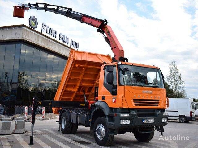 IVECO TRAKKER 4x4 PALFINGER PK 20002 CRANE BASKET KRAN kiper