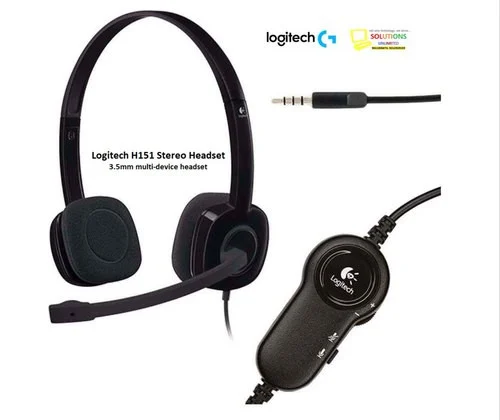 LOGITECH Stereo Headset H151 - EMEA - One Plug ( 981-000589 )