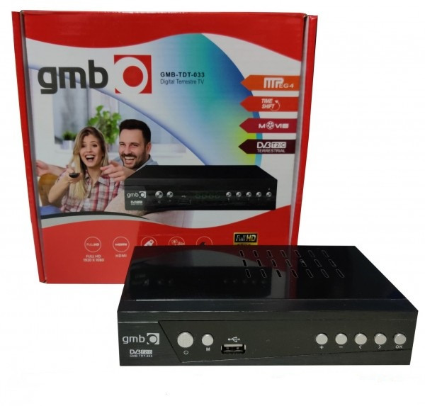 GMB-TDT-033 DVB-T2/C SET TOP BOX USB/HDMI/Scart/RF-out, PVR, Full HD,H264, hdmi-kabl1399