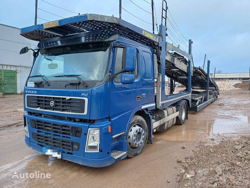 Volvo FM440 autotransporter + prikolica autotransportera