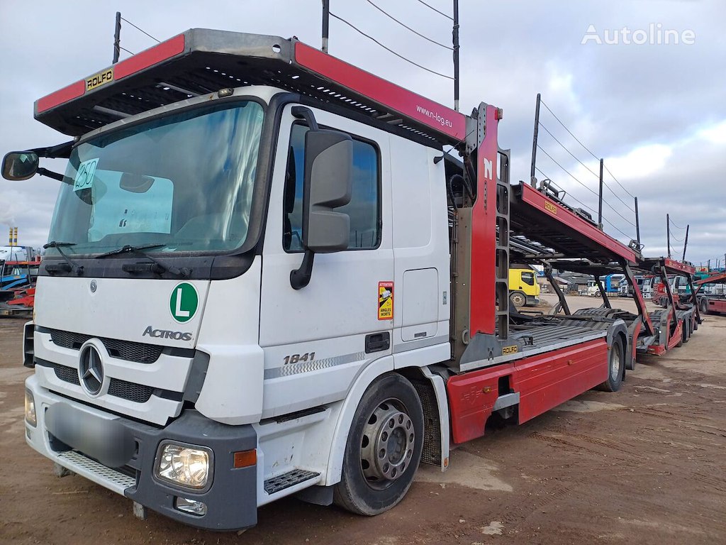 Mercedes-Benz Actros 1841 autotransporter + prikolica autotransportera