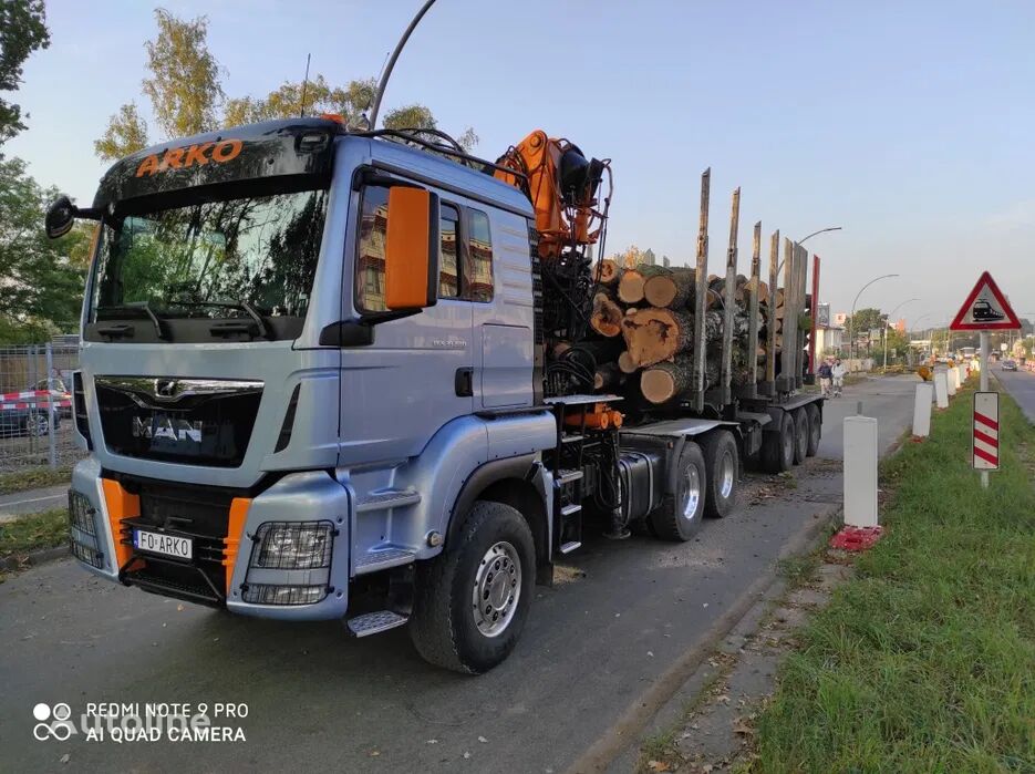 MAN TGS 33.500 6x4 Epsilon 250z+ umikov kamion za prevoz drva