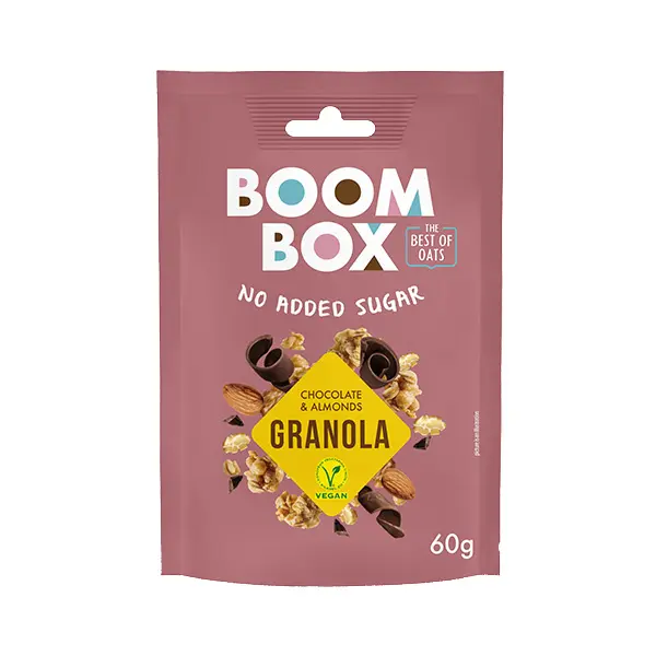 Boom Box Ovsena granola, Čokolada i badem, 60g