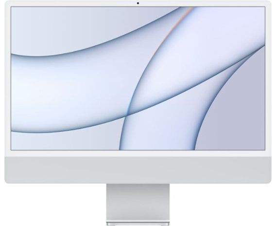 iMac 24" with Retina 4.5K display All-In-One - Apple M1 - 8GB Memory - 256GB SSD - w/Touch ID - Silver